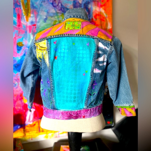Levi's | Jackets & Coats | Fun Vintage Levi Laugh In Color Studio Art ...